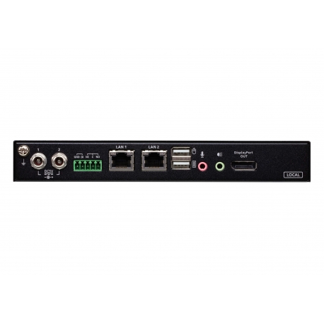 1-Local/Remote Share Access Single Port 4K DisplayPort KVM over IP Switch