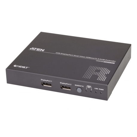 USB DisplayPort Dual View HDBaseT™ 2.0 KVM Extender (4K@100m for Single ...