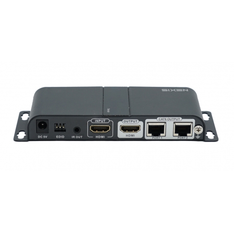 40m 2 Port HDMI Splitter & Extender over Cat6/6a/7 with RX PoE support