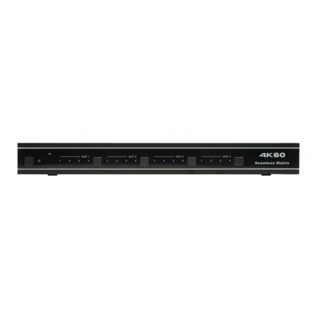4K60 4 IN 4 OUT Seamless Matrix Switch & Video Wall with Flip function