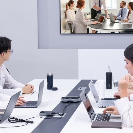 Bluetooth Wireless Conference Speakerphone ลำโพงและไมค์สำหรับการประชุม