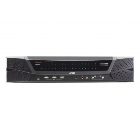 1-Local/4-Remote Shared Access 64-Port Multi-Interface Cat 5 KVM over IP Switch