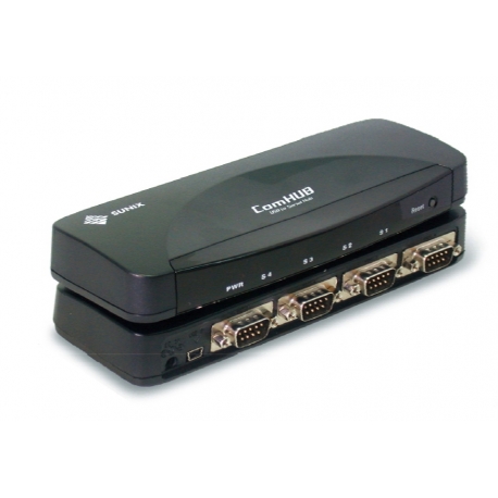 4-port USB to RS-232 Serial Hub