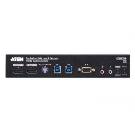 5K DisplayPort Dual Display KVM over IP Transmitter