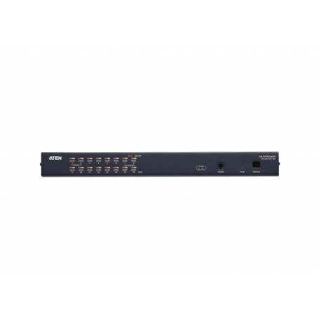 16-Port Multi-Interface (DisplayPort, HDMI, DVI, VGA) Cat 5 KVM Switch