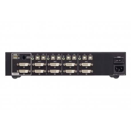 4-Port USB DVI Dual Display Secure KVM Switch with CAC (PSD PP v4.0 ...