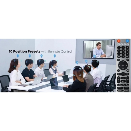 20x Optical Zoom NDI Auto Tracking & Auto Framing PTZ Camera