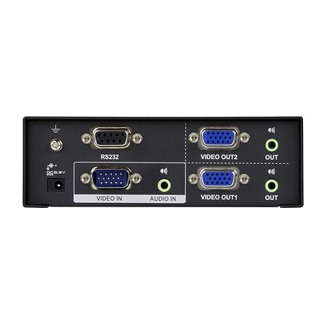 2-Port VGA Splitter with Audio