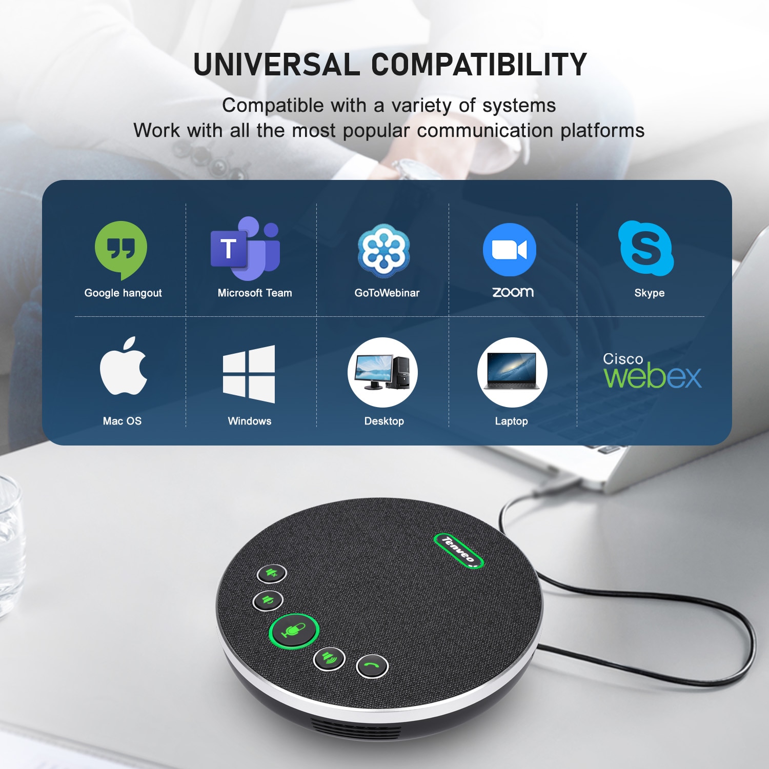 USB Conference Microphone for a Meeting Room